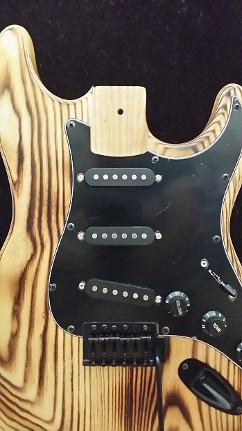 Custom Stratocaster Torched Ash | Reverb
