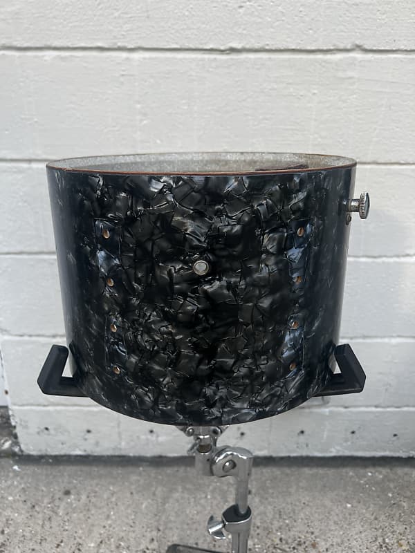 1970s Ludwig 13x9 Rack Tom Shell (3-ply) Black Diamond Pearl | Reverb