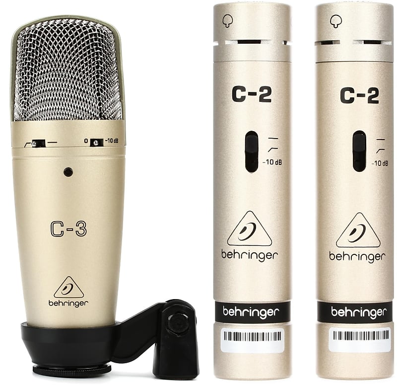 Behringer C-3 Dual-diaphragm Condenser Microphone Bundle with | Reverb