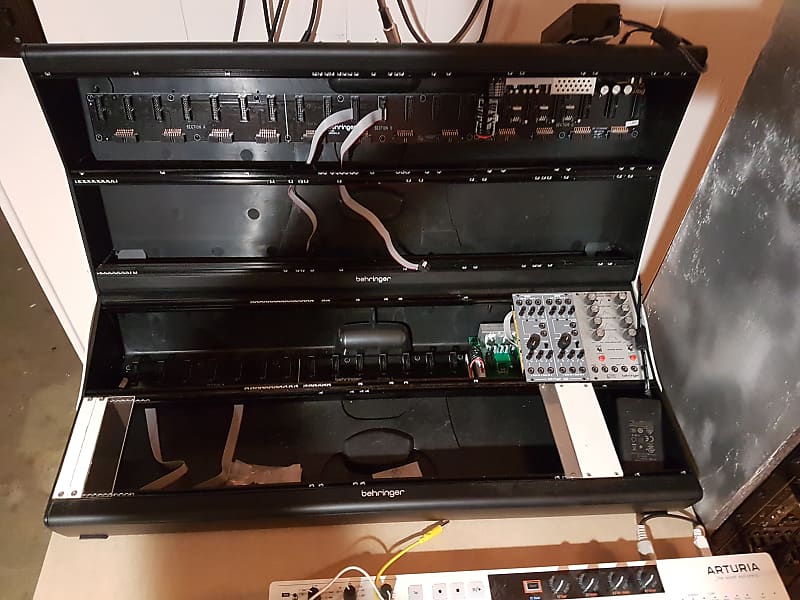 Behringer Eurorack Go Case x2 with Tip Top Mantis Bracket Get | Reverb