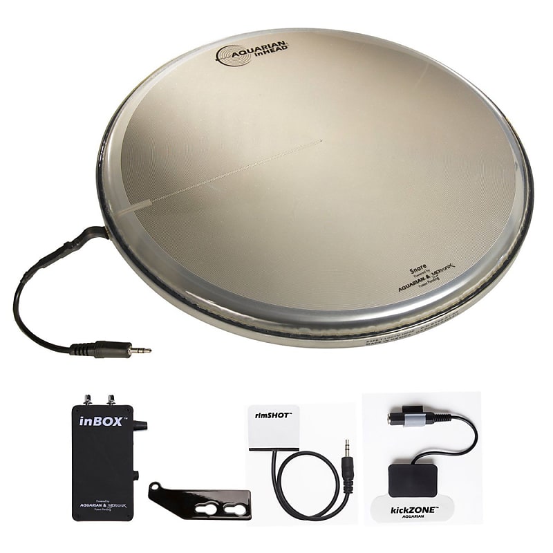 Aquarian Kick & Snare inHEAD Drumhead and triggers for | Reverb