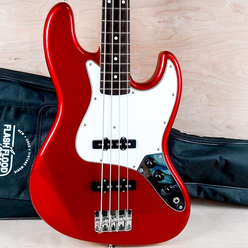 Fujigen J- Standard Bass 2011 Candy Apple Red Made in Japan | Reverb