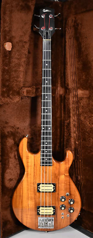 1980s Carvin LB-50 Bass Natural Koa w/OHSC | Reverb