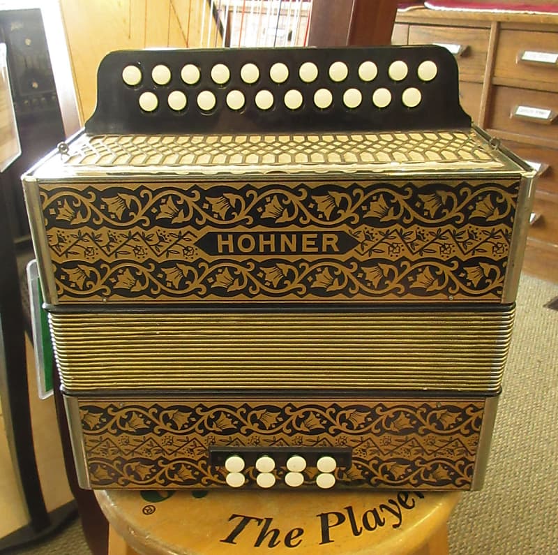 Hohner Two-Row Button Accordion | Reverb