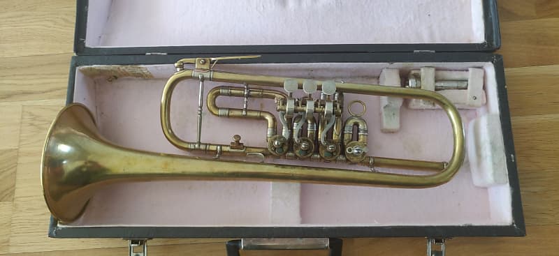 Vintage Klingenthal B/A Trumpet German Trumpet | Reverb