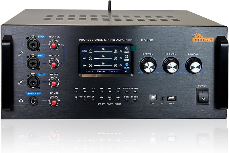 IDOLpro 5000W Digital Professional Karaoke Mixing Amplifier | Reverb