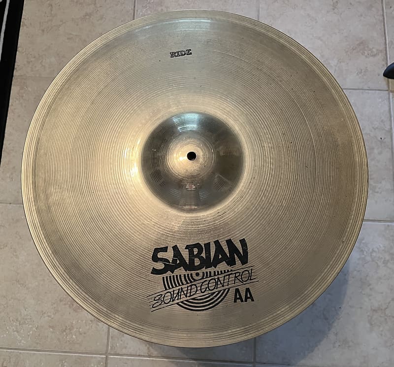 Sabian 20” AA Sound Control Ride ‘84-‘85 Brilliant | Reverb