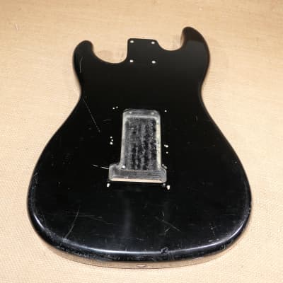 Body Black, Genuine 80s Squier Bullet Strat | Reverb