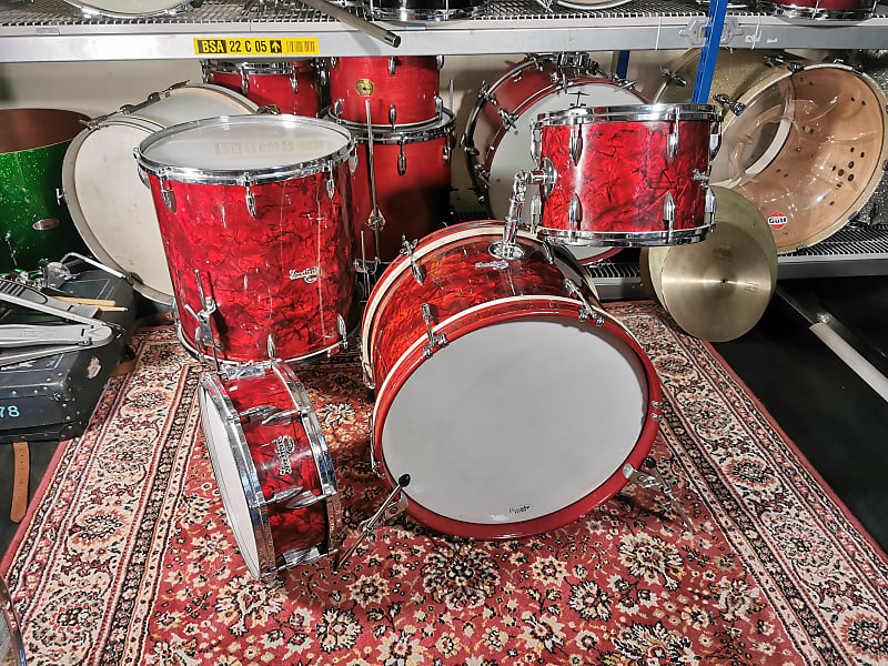 Stratford & Besson (Ajax) 1960’s Drum Kit & Snare - Red | Reverb UK