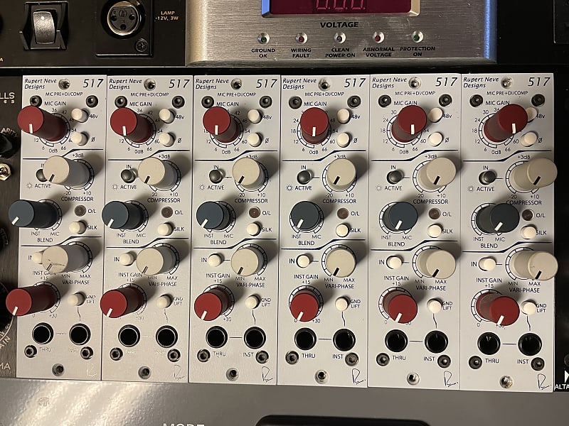 Six Rupert Neve Designs Portico 517 500 Series Mic Pre, DI, | Reverb