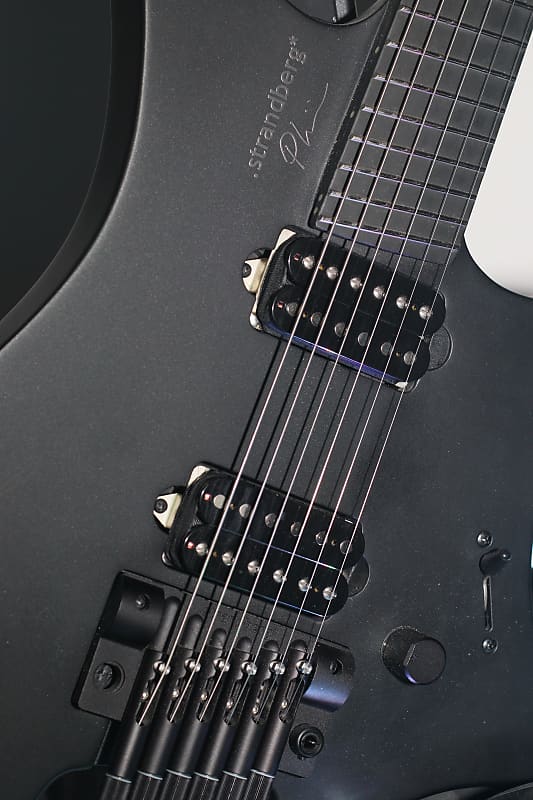 Strandberg Guitars plini neck thru black 2024 - Satin Black | Reverb