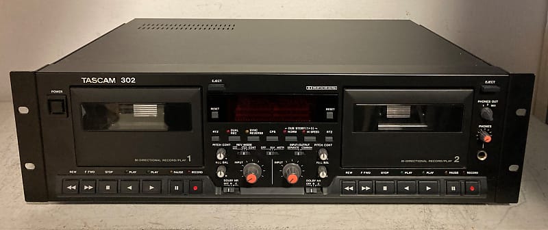 Tascam 302 dual cassette deck | Reverb