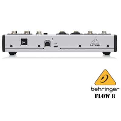 Behringer FLOW 8 8-Input Digital Mixer with Bluetooth Audio 2 | Reverb