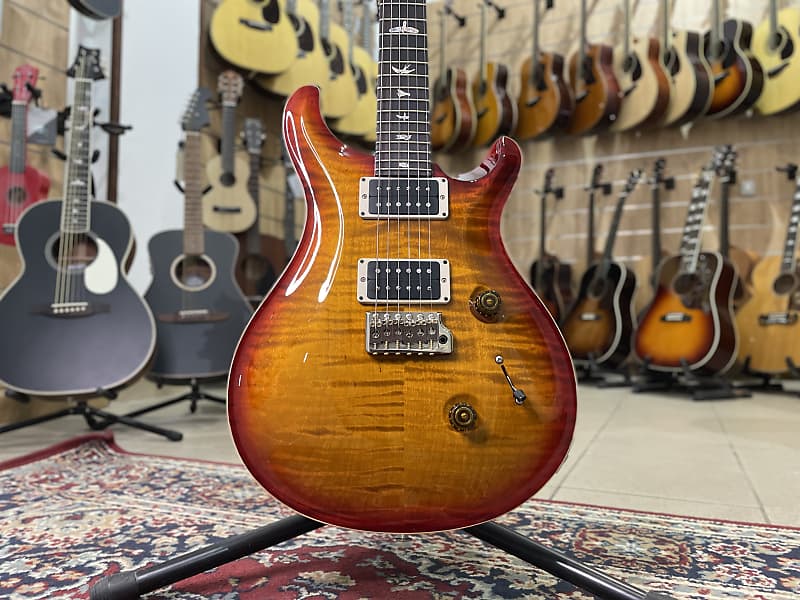 Paul Reed Smith PRS – CUSTOM 24 PATTERN THIN DARK CHERRY | Reverb