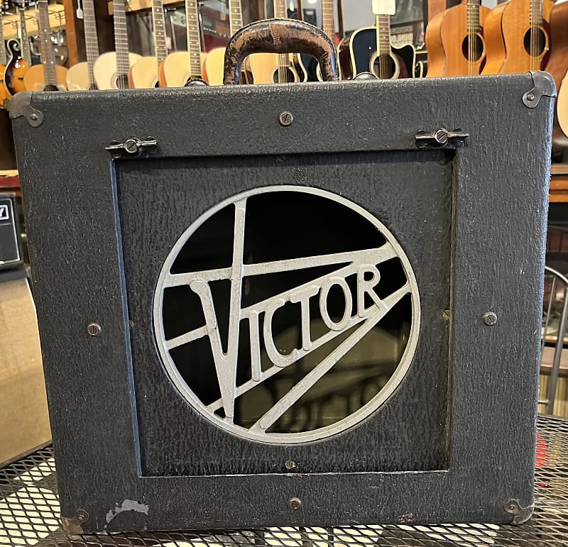 RCA Victor Film Projector 12” Speaker Cabinet and Cloth Cover | Reverb