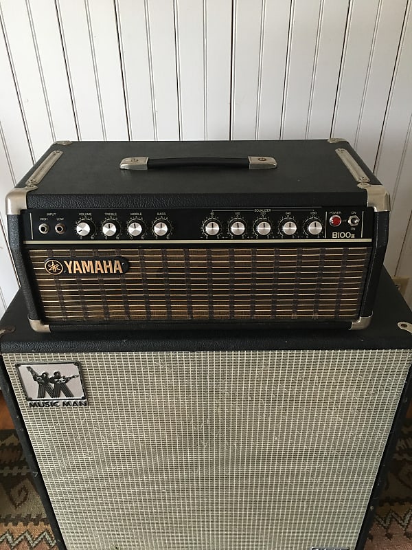 Yamaha B100ii 1983 Bass Amp Head Solid State | Reverb