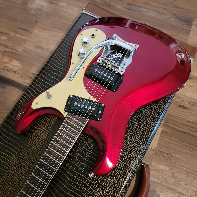 1965 Mosrite Ventures Electric Guitar Candy Apple Red Pro | Reverb