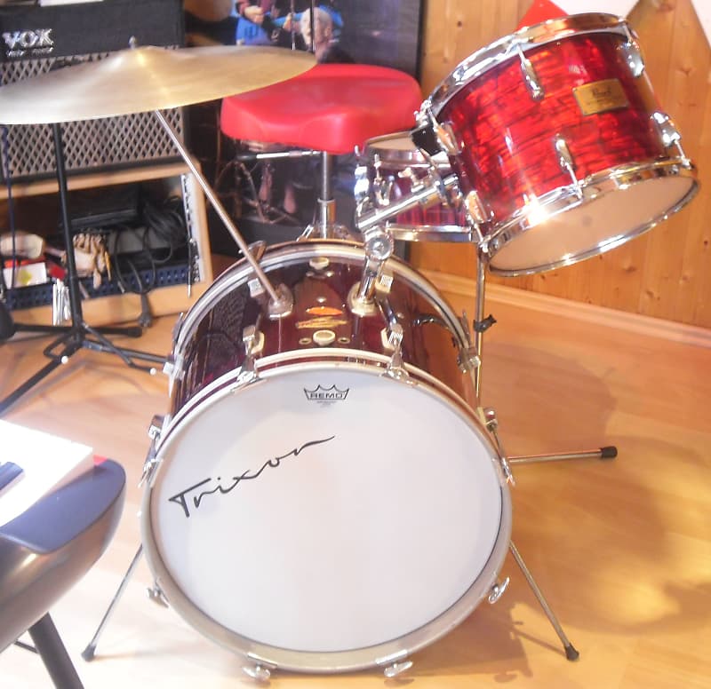 Trixon Swing 1963 vintage style drum set incl. Snare - Red | Reverb