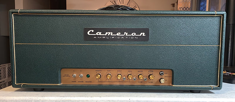 Cameron Aldrich guitar amp Aldrich Forest green | Reverb