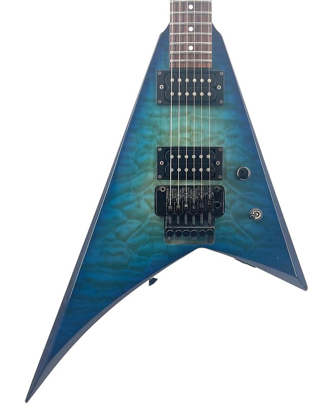 Jackson RR in Transparent Blue with Hard shell Case in Very | Reverb