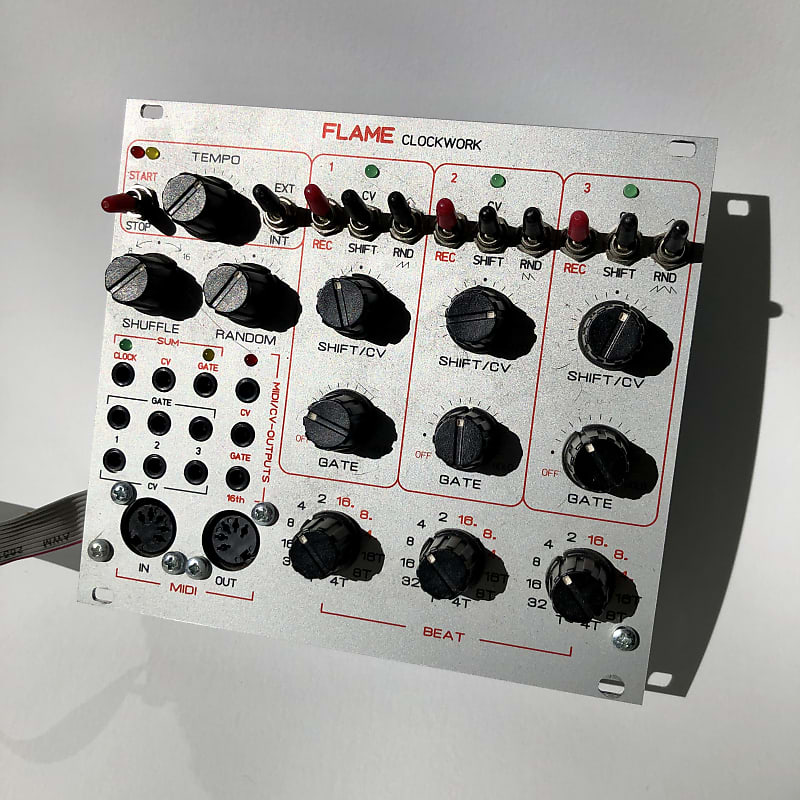Flame Clockwork Shift clock / CV recorder | Reverb