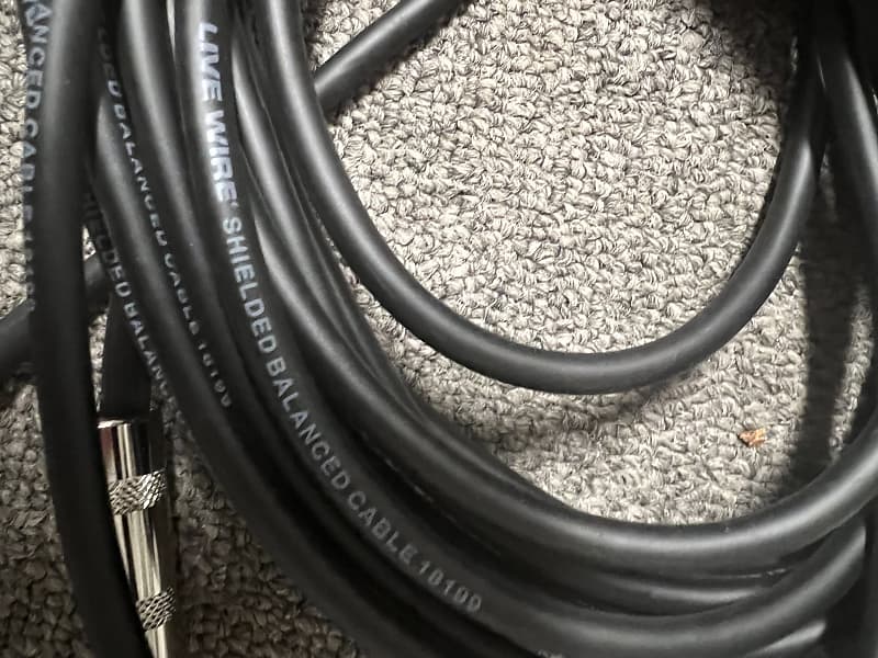 LiveWire 20ft. Shielded Balanced Cable 18199 2023 - Black | Reverb