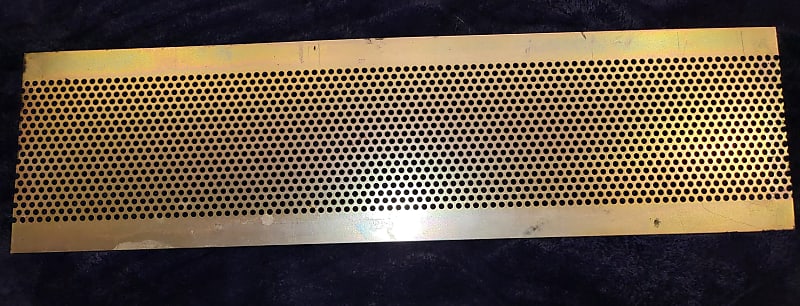 Marshall Vintage 1980s JCM 800 Back Plate 1980s Gold Zinc | Reverb