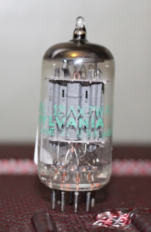 SYLVANIA JAN 12AX7 WA ECC83 LONG PLATE PERFECT BALANCE COPR | Reverb