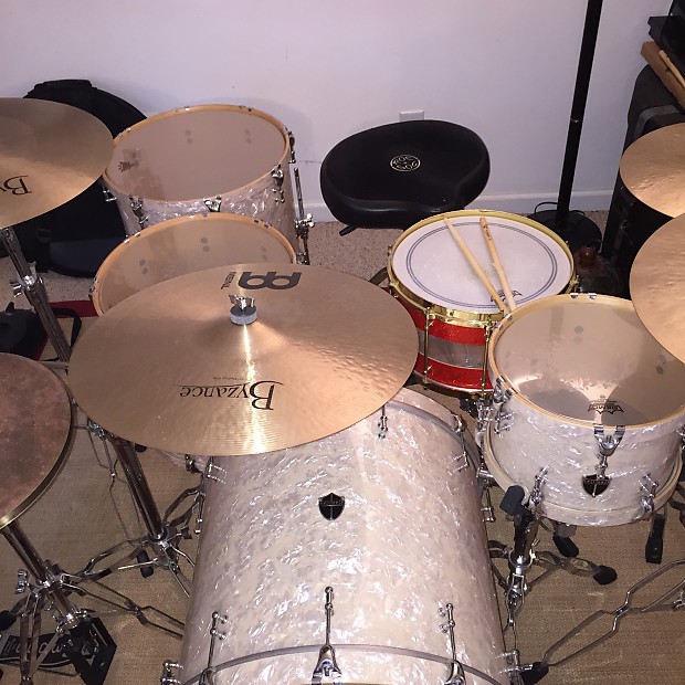 Truth Custom Drums 5 Piece Kit 2011 Aged White Pearl (kit) | Reverb