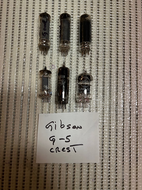 Gibson G-5 Crest Tubes package ( 5 ) | Reverb