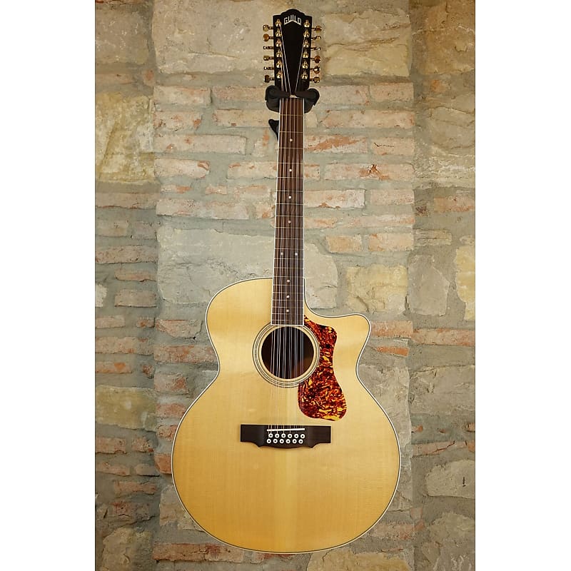 GUILD F-2512CE Cutaway Deluxe Maple 12 String NAT Natural | Reverb