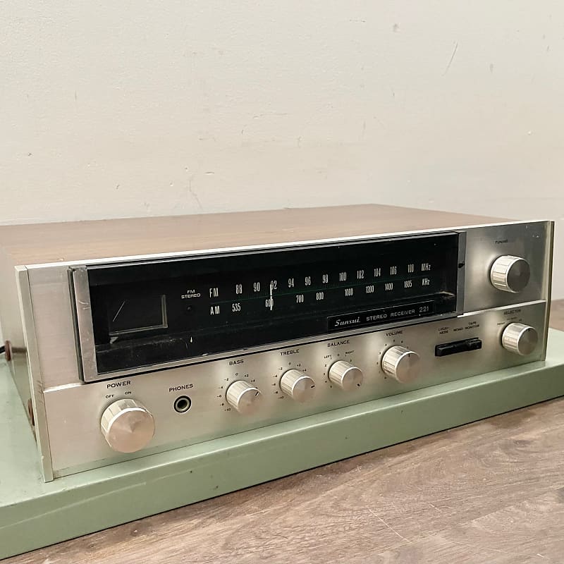 Sansui 221 Stereo Receiver 1970s | Reverb