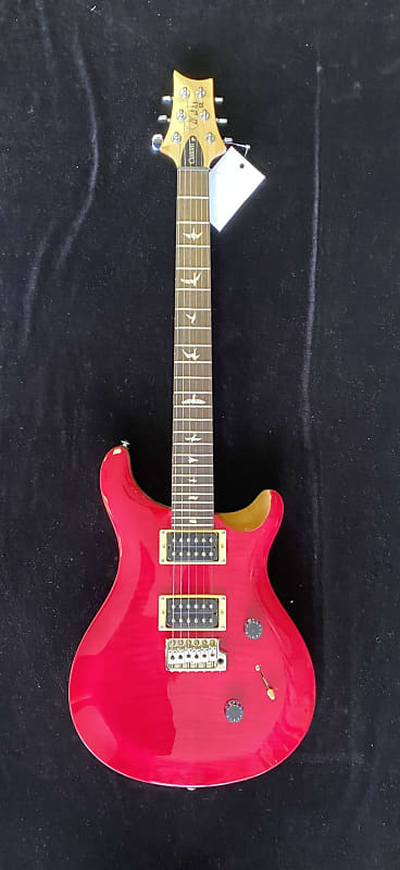 PRS SE Custom 24 Maple Top Rosewood Board Bonnie Pink - PRS | Reverb