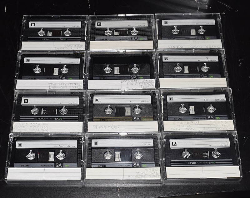 TDK SA90 (X12) High Position Type II Audio Cassette Tapes | Reverb