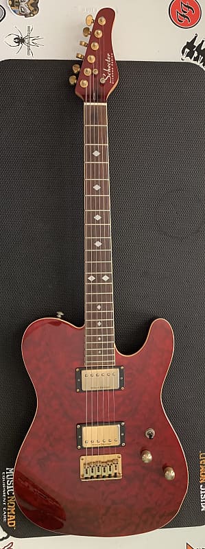 Schecter PT Elite 2000 Transparent Red | Reverb