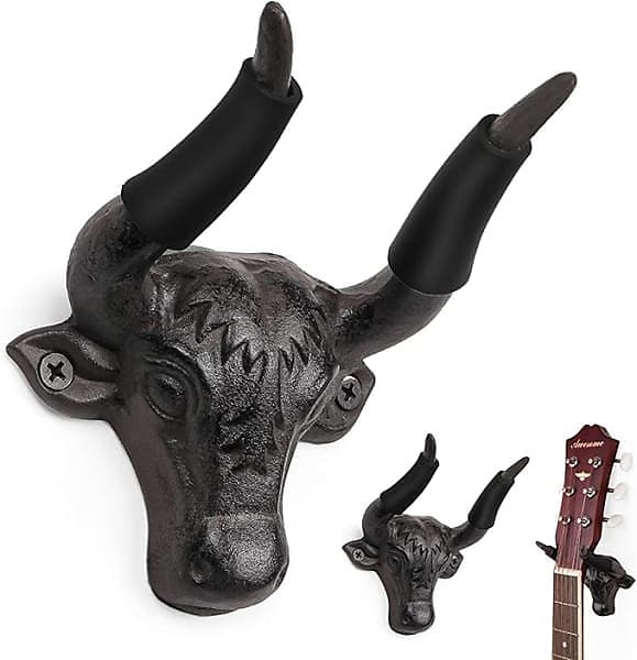 Guitar Wall Mount 2 Pack, Guitar Hanger Wall Mount Cast Iron, | Reverb