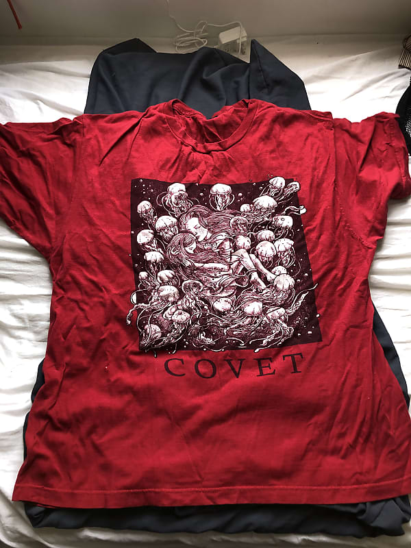 Covet - Currents Album T-Shirt (X-Large) 2015 - Red | Reverb