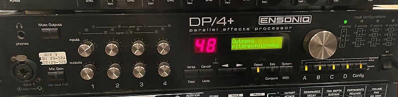 Ensoniq DP/4+ Parallel Effects Processor 1990s - Black | Reverb