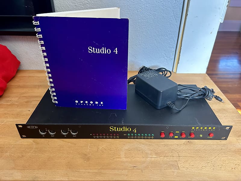 Opcode Systems Studio 4 8x8 MIDI Interface & Patchbay mid 90s | Reverb