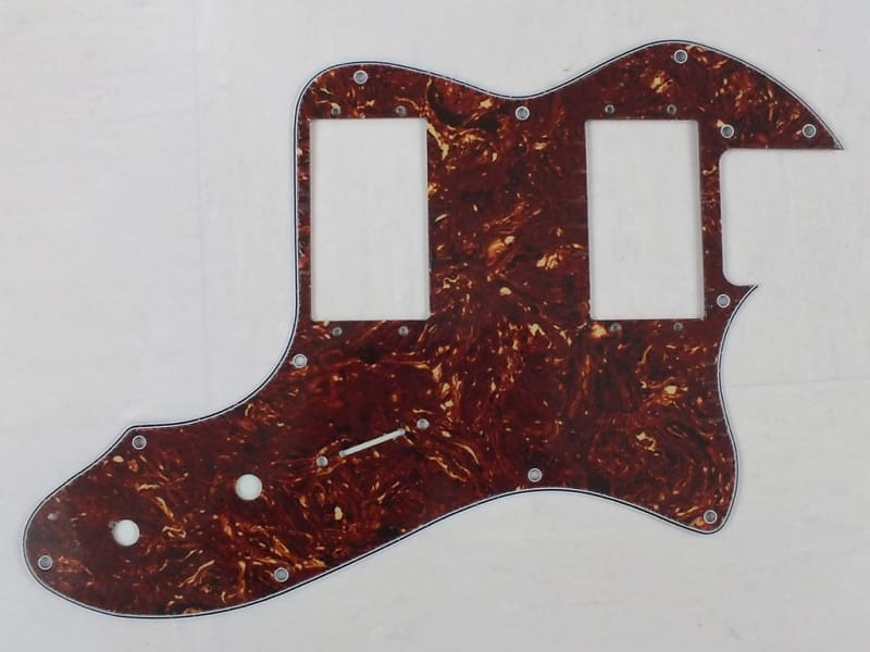Red Brown Tortoiseshell Telecaster 72 Thinline Srcatch | Reverb UK