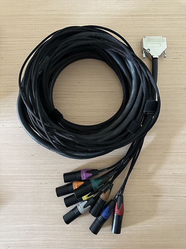 Mogami Gold Custom DB25 to XLR Male Snake 8 Channel - 25ft | Reverb