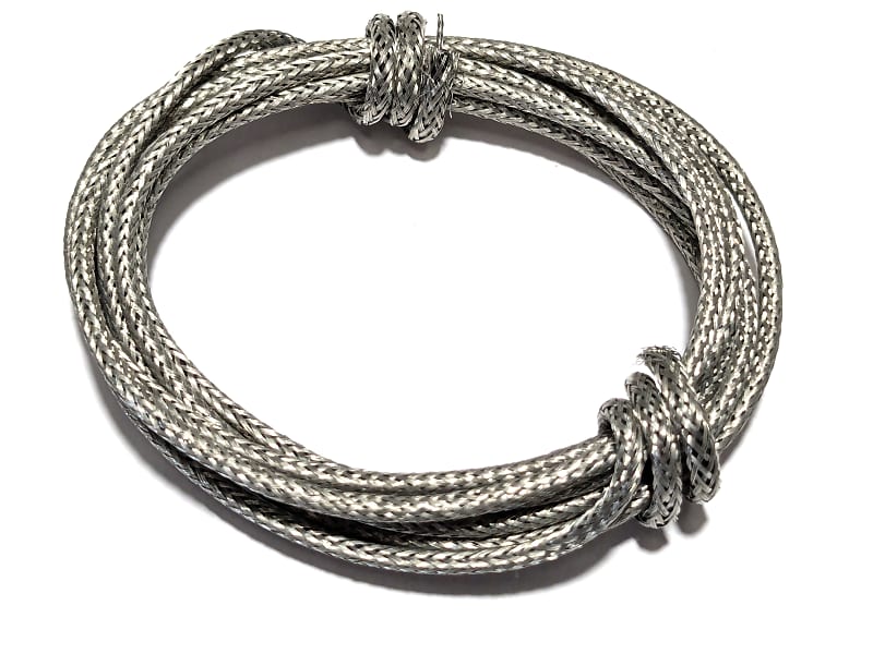 5' of 22 Guage Vintage Style Braided, Shielded, Stranded Wire | Reverb