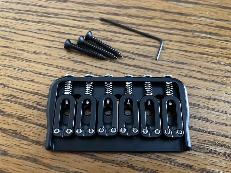 Hipshot fixed bridge 41060B Black | Reverb