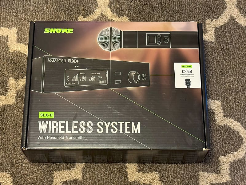 Shure SLXD24/K8B-G58 KSM8 Wireless Microphone | Reverb