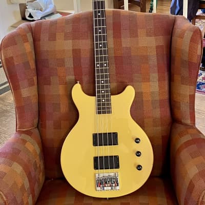 1989 Greco TVB-65 Les Paul Double Cutaway-Style Bass, Set | Reverb