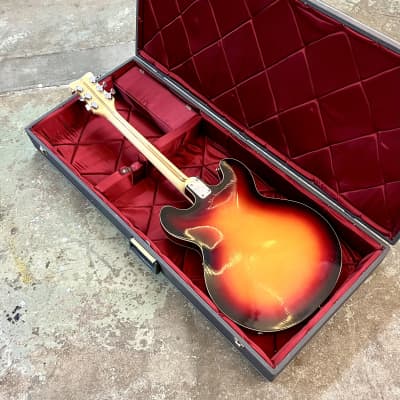 Welson DS-2T Hollowbody electric guitar 1960’s - Sunburst vox | Reverb