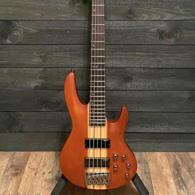 ESP LTD B-5E Natural Satin 5-String Electric Bass Guitar | Reverb