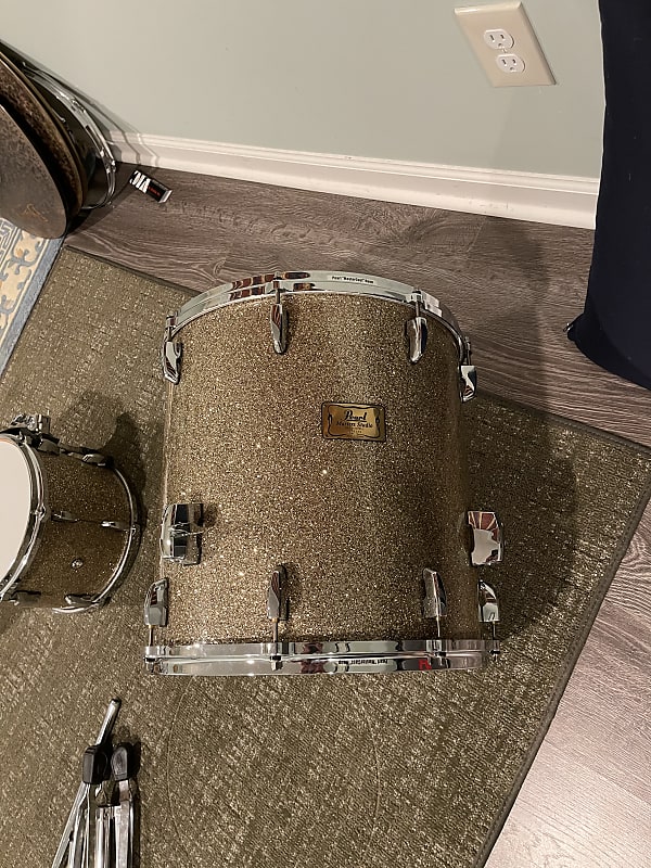Pearl 16” BSX Masters Studio floor Tom 2007 Bronze Glass | Reverb