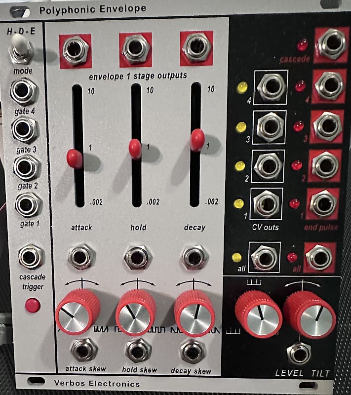 Verbos Electronics Polyphonic Envelope Quad Envelope | Reverb