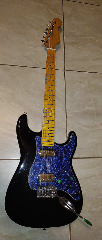 Custom strat style Epiphone on a strat with tremolo | Reverb